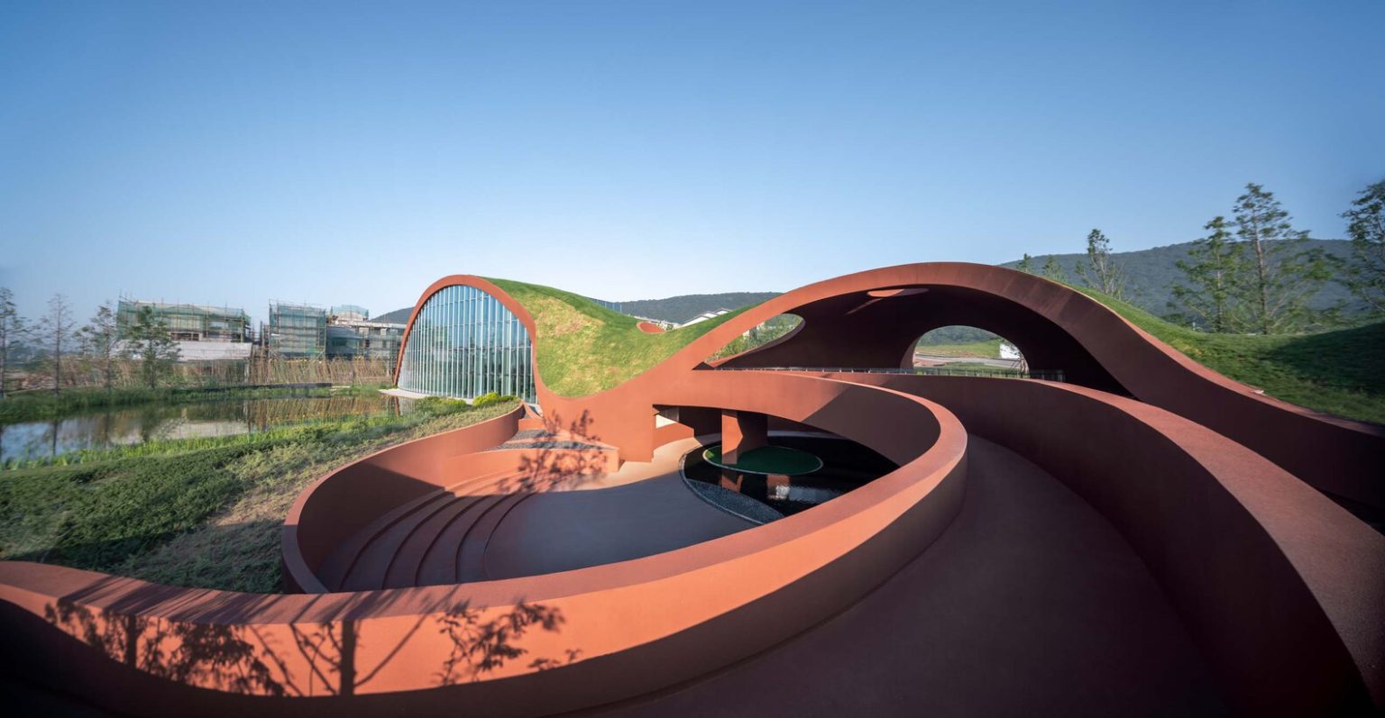 Chaohu Natural and Cultural Center designed by change architects
