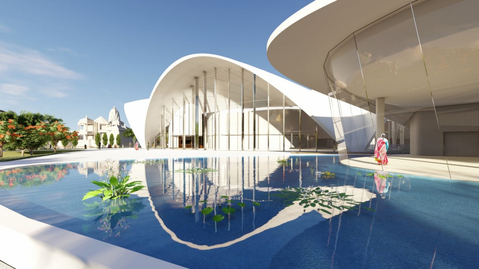 Hindu Heritage Experience Centre inspired by nature and religious symbolism