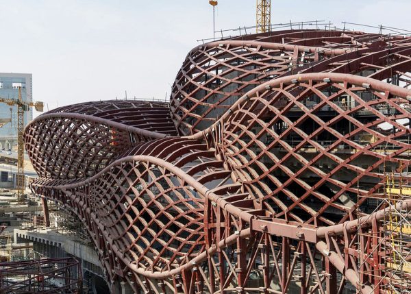 KAFD metro station designed by Zaha Hadid Architects