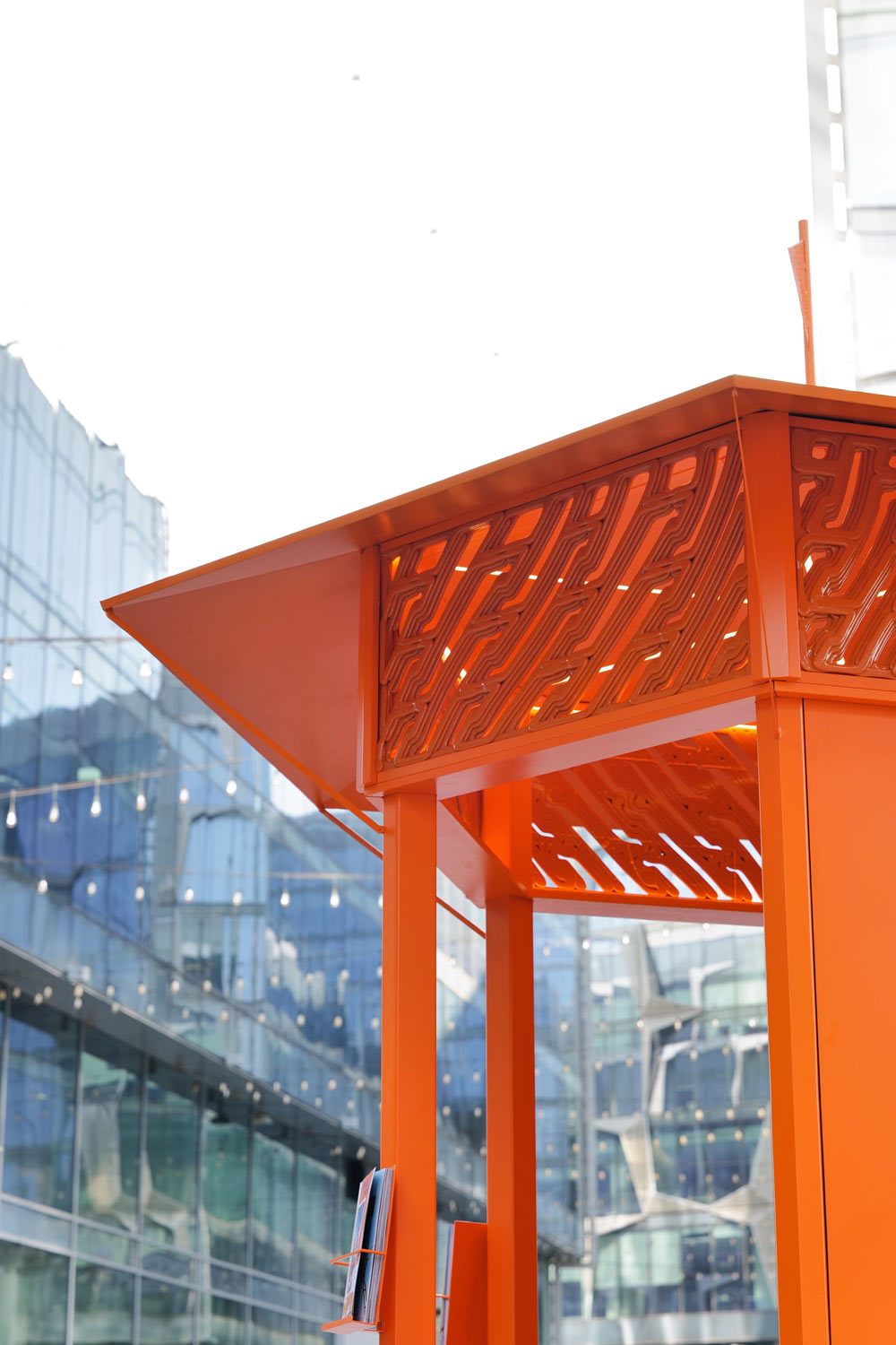 MEAN* designs Le Monde d’Hermès kiosk in Dubai Design District
