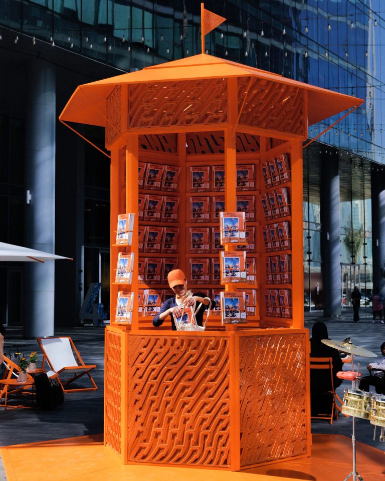 MEAN* designs Le Monde d’Hermès kiosk in Dubai Design District