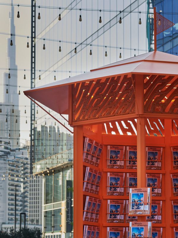 MEAN* designs Le Monde d’Hermès kiosk in Dubai Design District