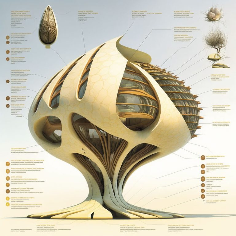 Generating organic design and biomimicry-inspired architecture via AI
