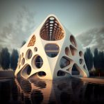 House of Sierpinski Triangle, AI-generated by Nick Leung