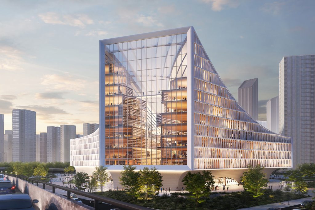 MVRDV reveals winning design for the new Wuhan Central Library
