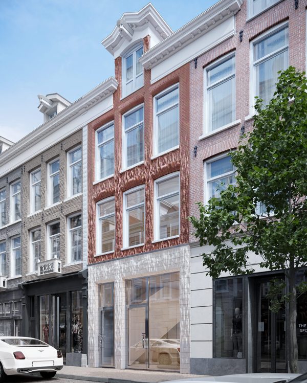 3D-printed ceramic facade a boutique designed by Studio RAP