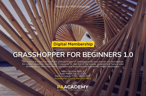Grasshopper For Beginners 1.0 - Parametric Architecture