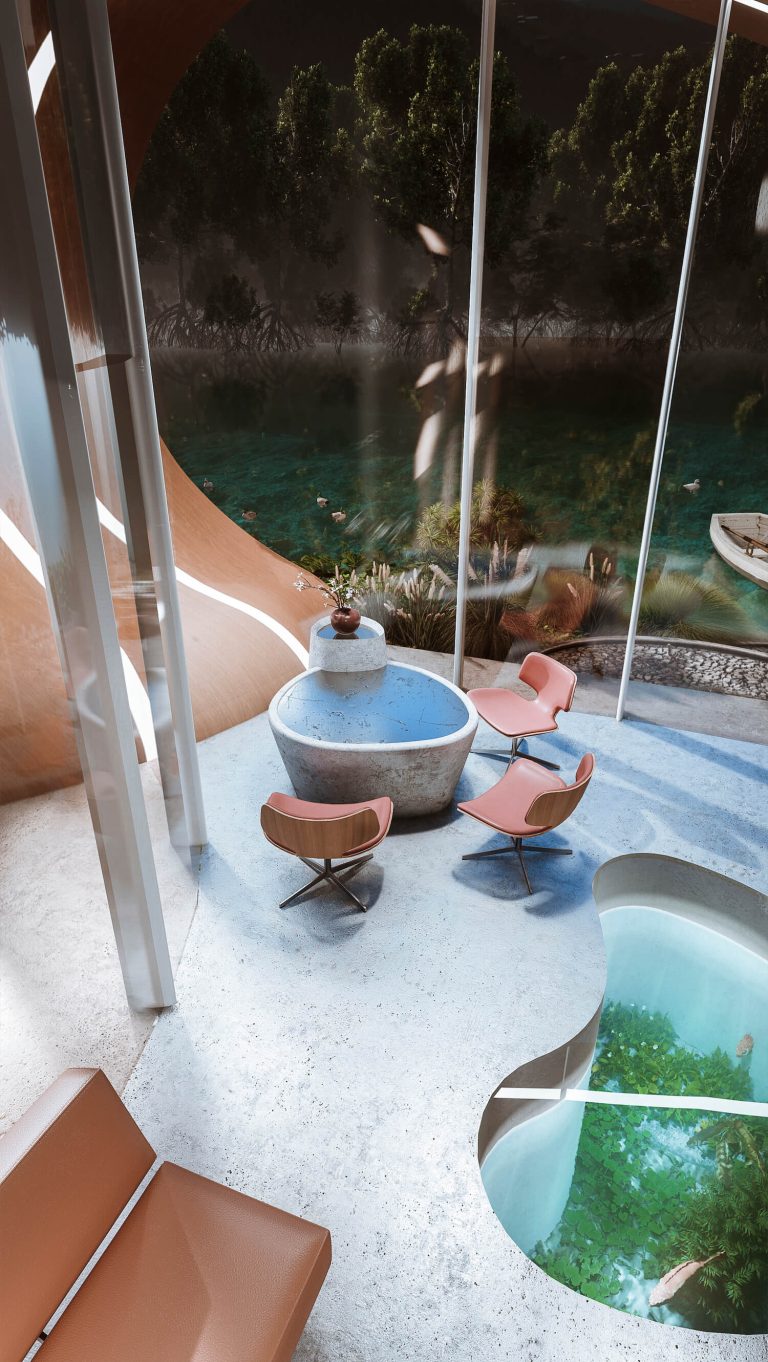 Heart-shaped house designed by Veliz Arquitecto - PA