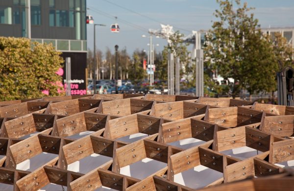 London Olympic Pavilion, a free-standing innovative exhibition