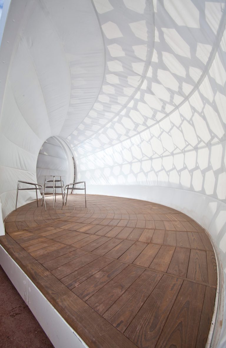 London Olympic Pavilion, a free-standing innovative exhibition