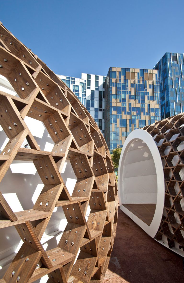 London Olympic Pavilion, a free-standing innovative exhibition