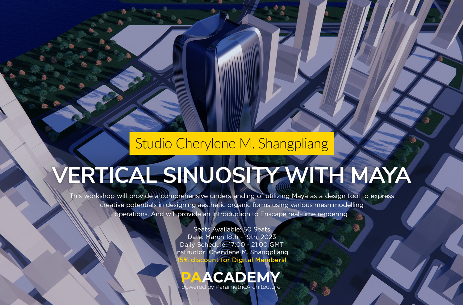 Vertical_Sinuosity_With_Maya_PAACADEMY_WebCover_Low - Parametric Architecture