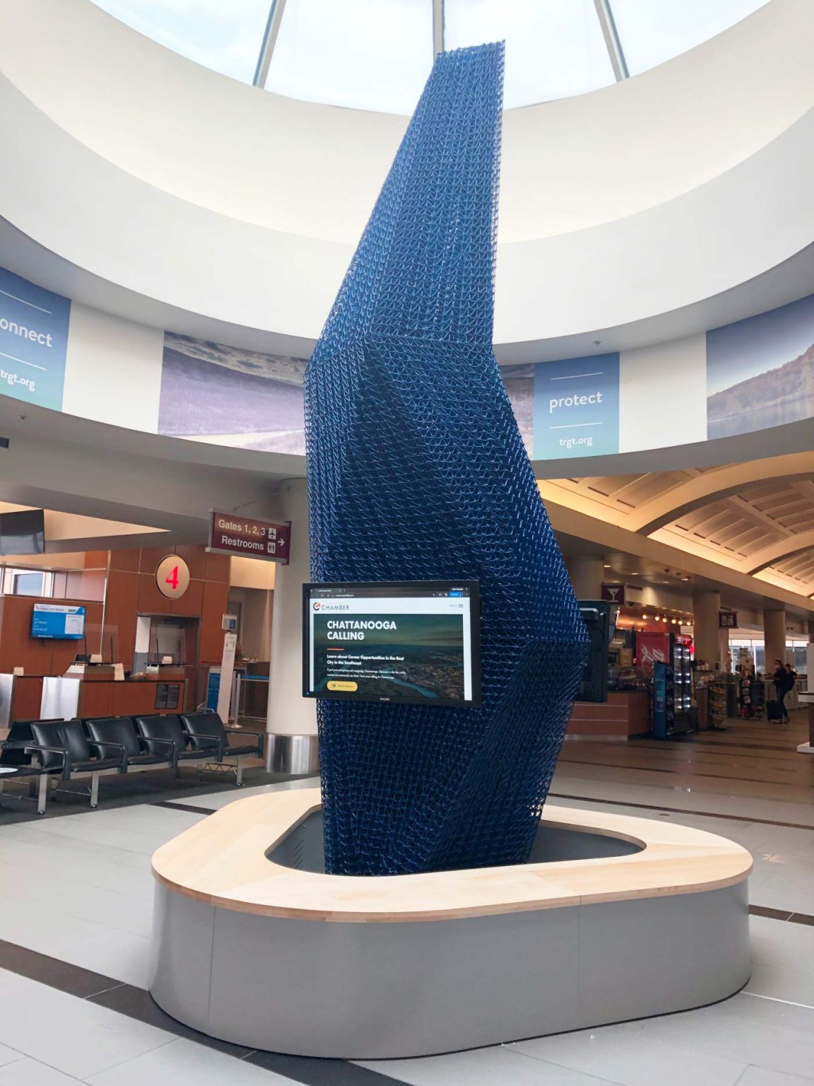 Branch Technology prints sculpture for Chattanooga Airport