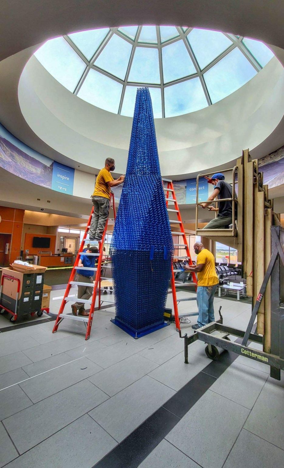 Branch Technology prints sculpture for Chattanooga Airport