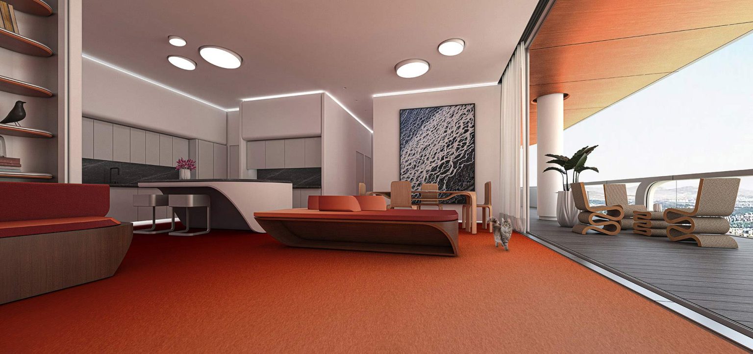 HOMACCO, an Iranian calligraphy-inspired building by Arian Hakimi ...