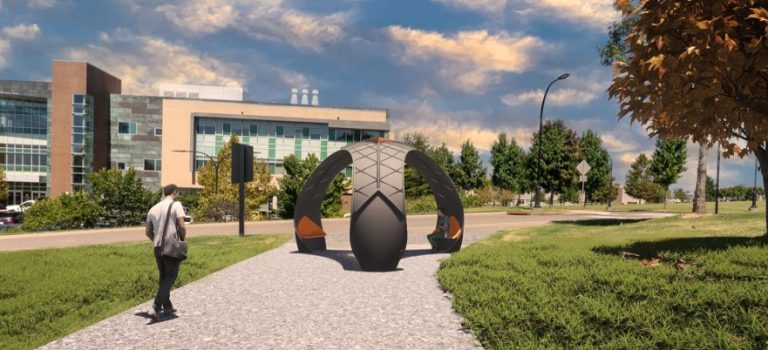 University of Tennessee, Loci Robotics' 3D-printed pavilion
