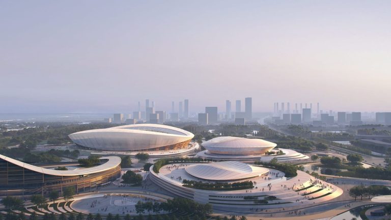 gmp wins design competition for the Wuxi Olympic Sports Center