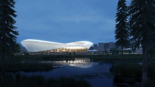 gmp wins design competition for the Wuxi Olympic Sports Center