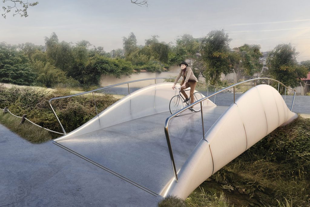 3D printed pop-up bridge concept - PA | Architecture & Technology