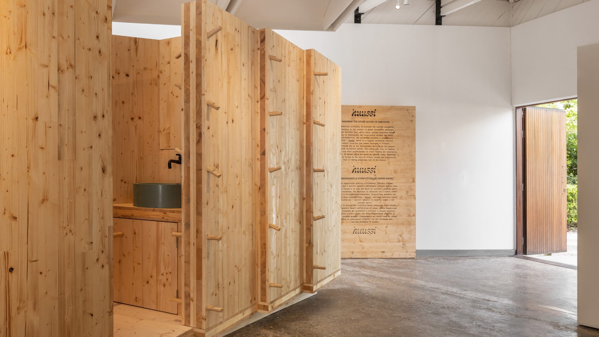Arja Renell’s “Huussi” on Sanitation at Finland Pavilion 2023