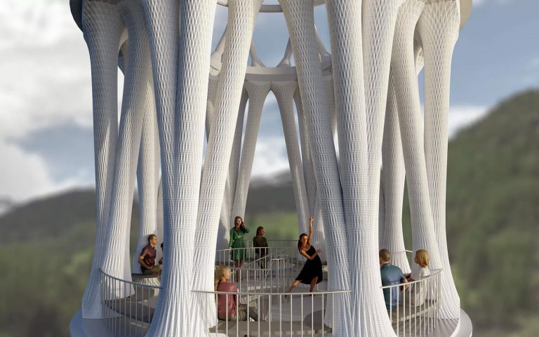 The White Tower: A marvel of 3D-printed architecture in the Swiss Alps