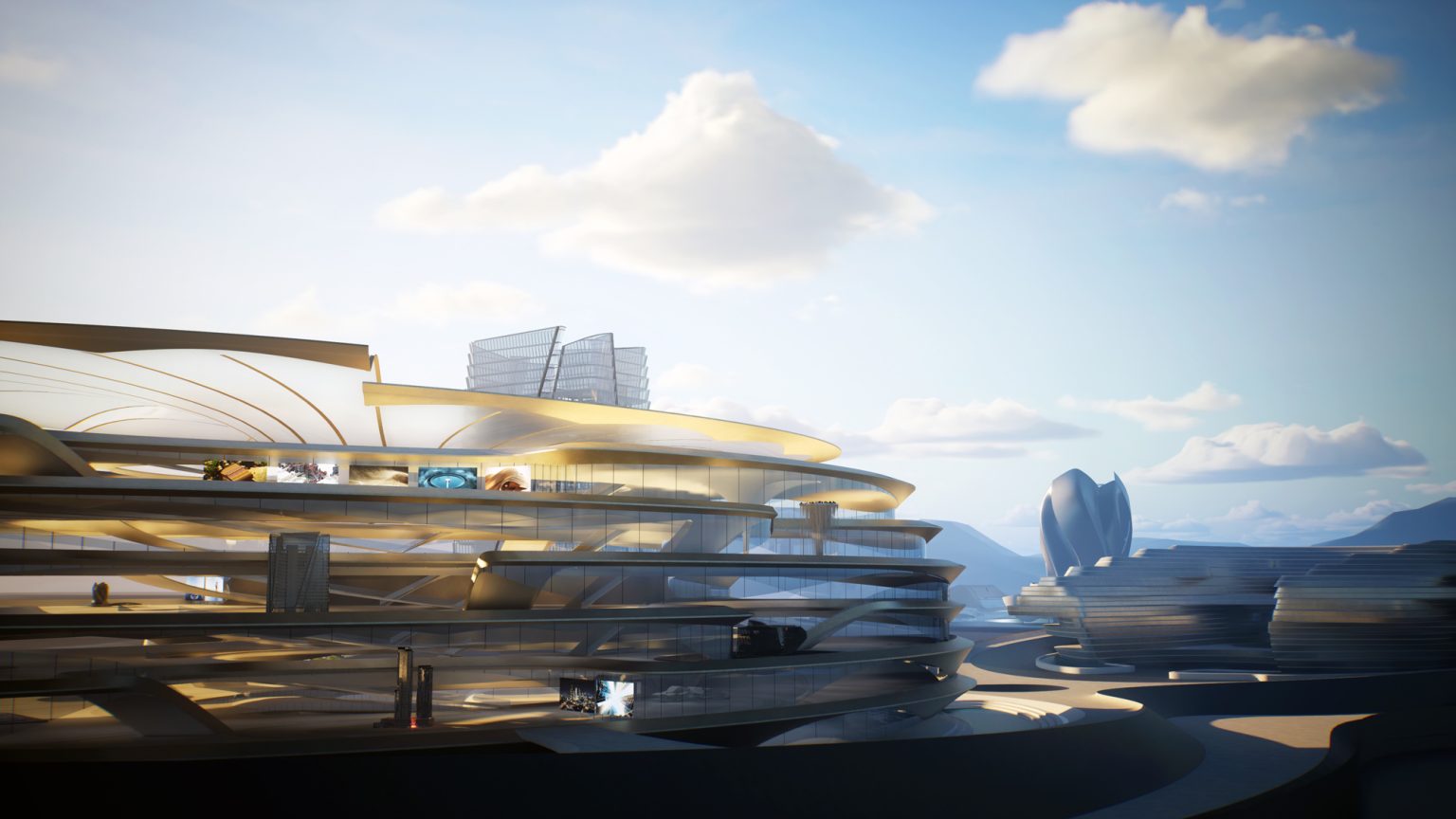 Zaha Hadid's METROTOPIA metaverse hub debuts in Venice