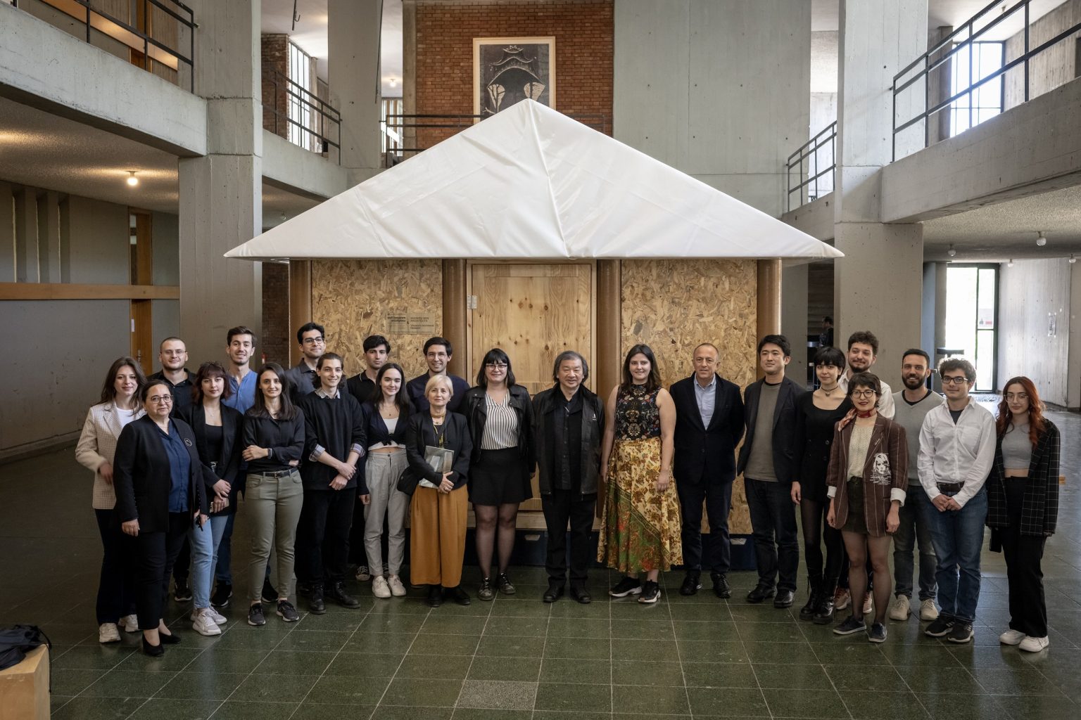 METU, Shigeru Ban build paper house for Turkiye quake survivors