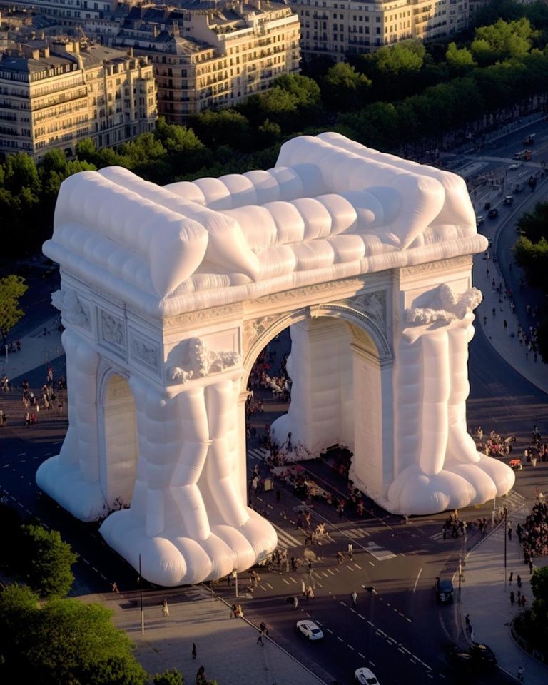 Editor's Pick: 7 cool AI-generated inflatable architecture designs