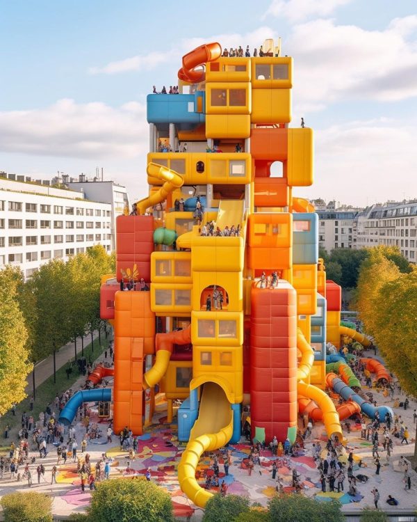 Editor's Pick: 7 cool AI-generated inflatable architecture designs