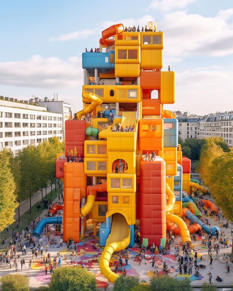 Editor's Pick: 7 cool AI-generated inflatable architecture designs