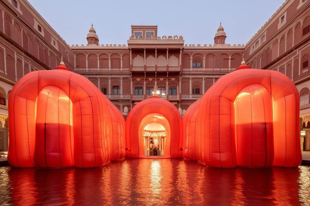 Editor's Pick: 7 cool AI-generated inflatable architecture designs