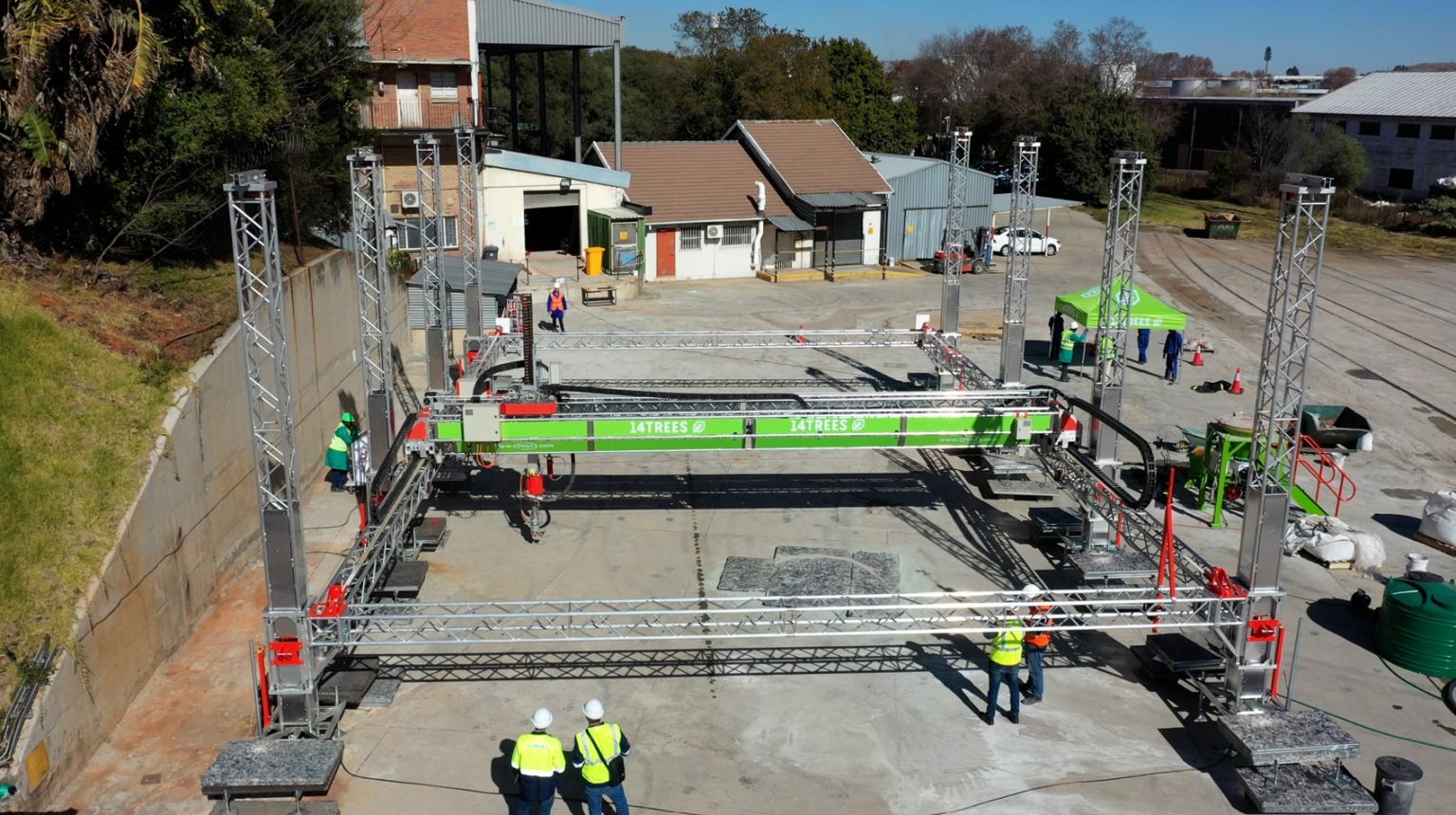 Holcim's 14Trees launches the first 3D printer manufactured in Africa