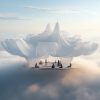 Cloudscape, a dynamic panorama of ethereal forms inspired by nature
