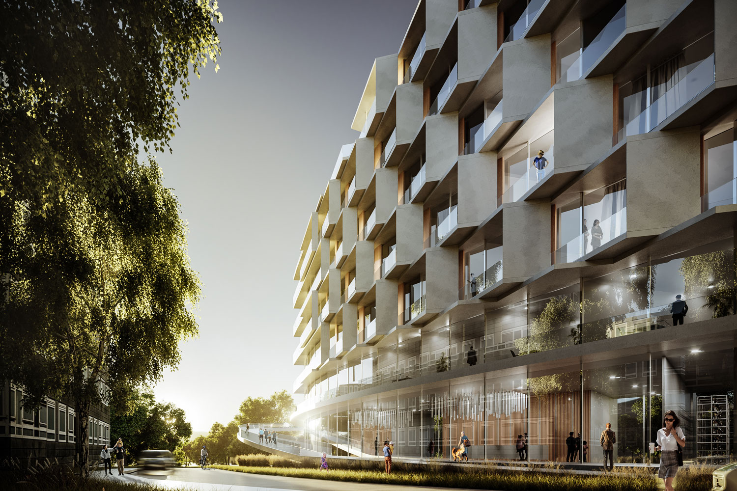 SOA Architecture's multifunctional building