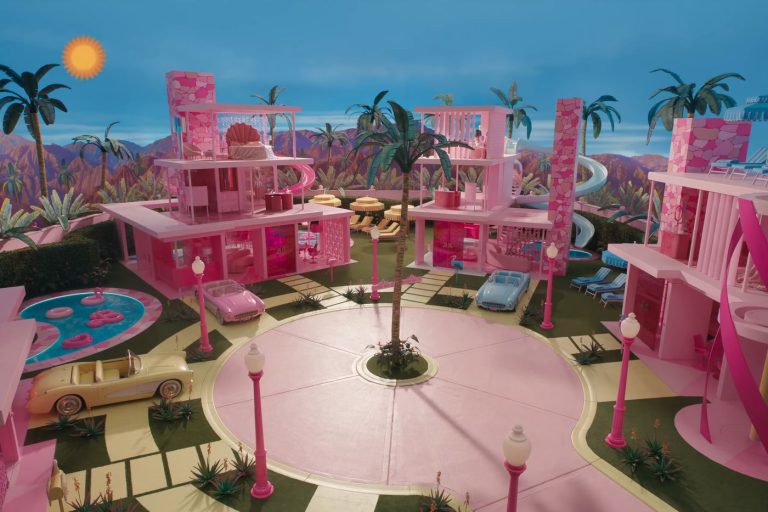 The Barbie Movie: Buildings in the Plastic-Fantastic Life