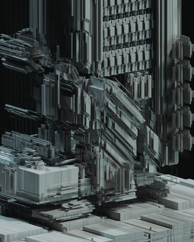 Spatial Fragmentations with Houdini- Studio Mümün Keser