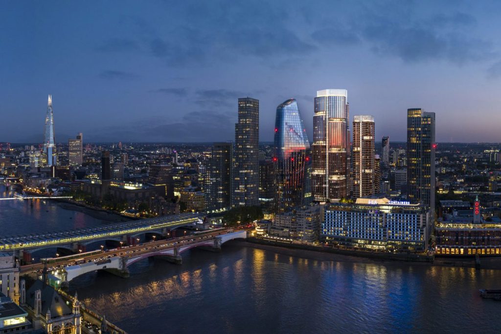 Foster + Partners revealed plans for a 200-meters-tall tower in London