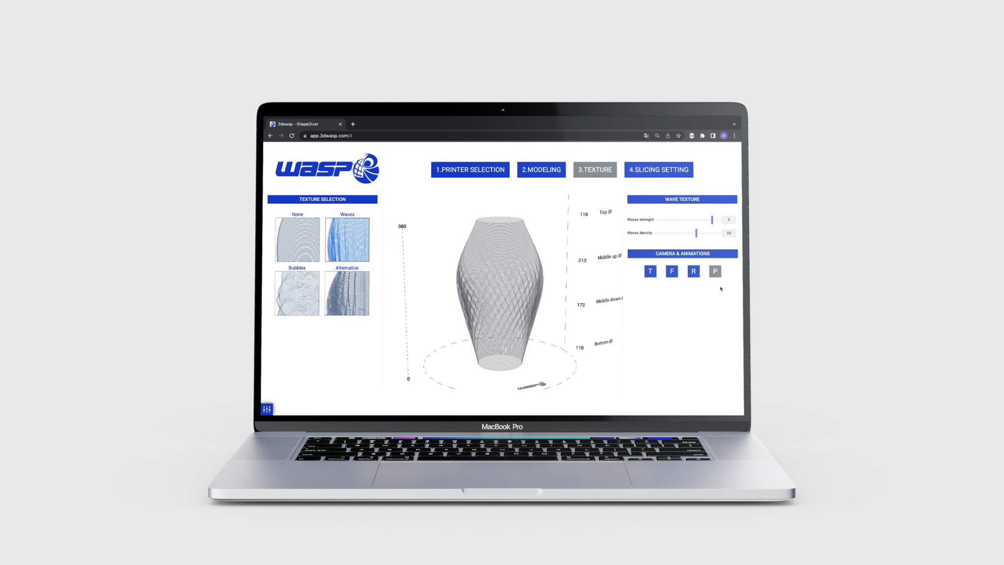 WASP launched new parametric 3D modeling app for clay printing