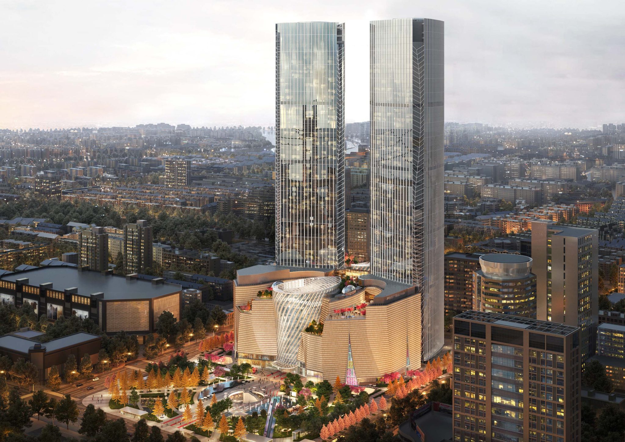 LMCA's new design is inspired by the Banyan tree's organic forms and actions