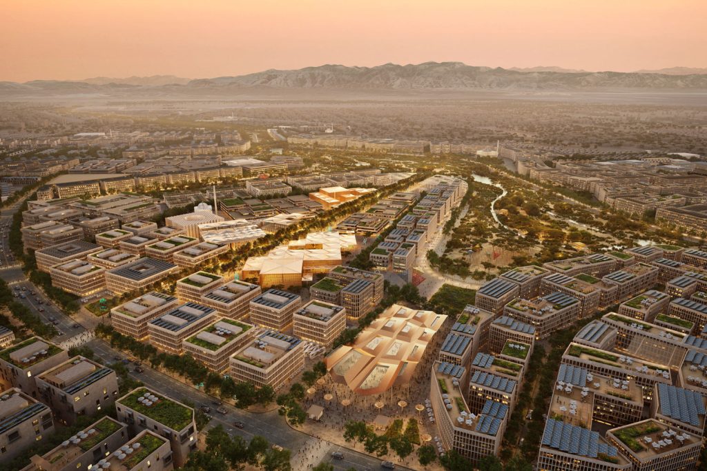 SOM unveils Oman's first smart city design