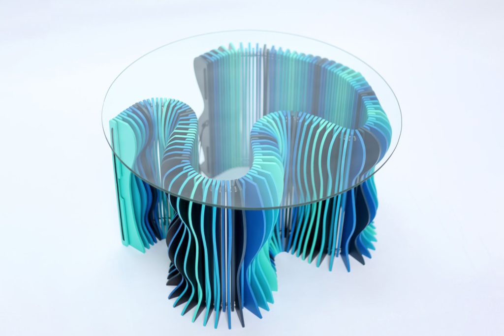 Charlie Firth’s parametric wave profile transforms into Furl Table