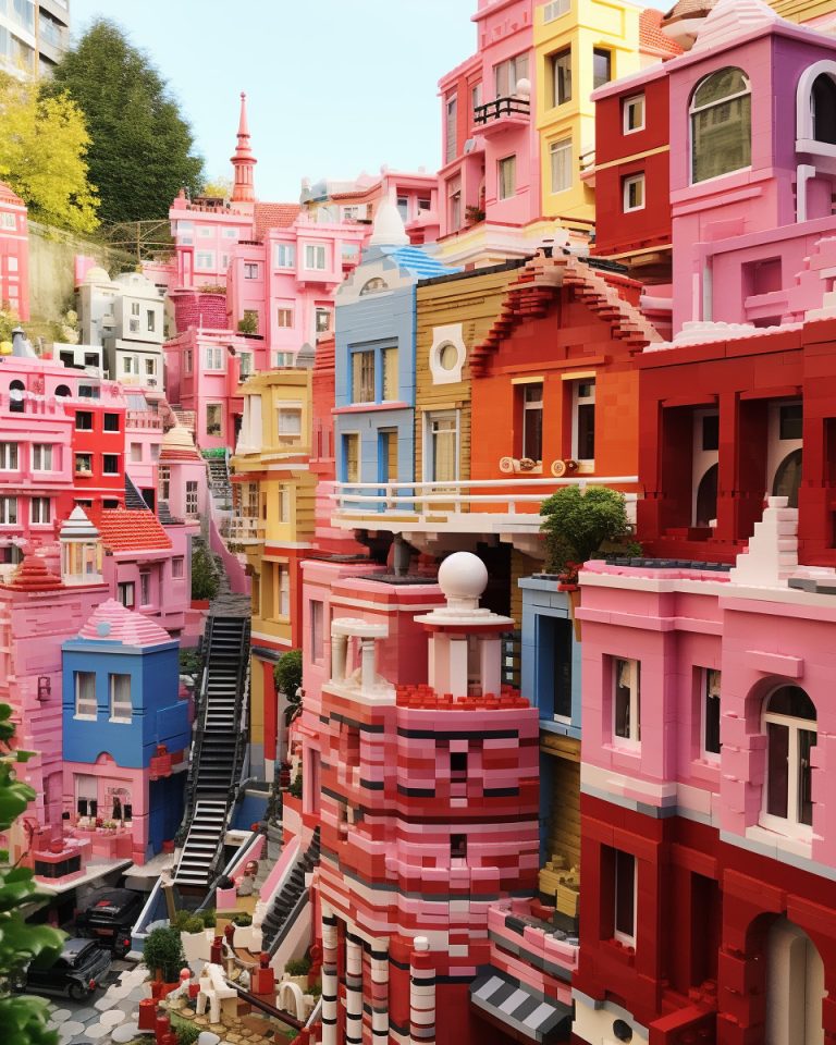 Istanbul as Legoland by using AI PA | Architecture & Technology