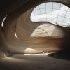 Dubai Art Museum's design shows interior from outside