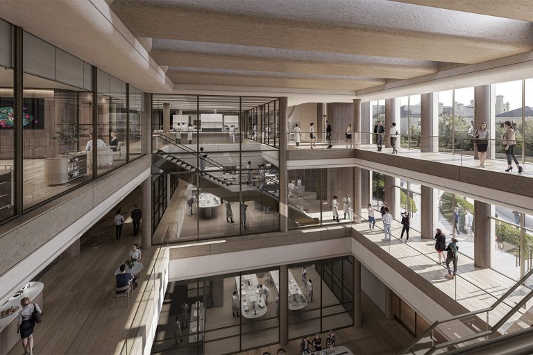 Reveals designs for the Ellison Institute of Technology campus