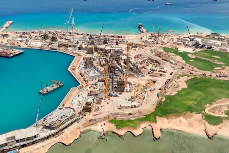 NEOM released a new construction progress video