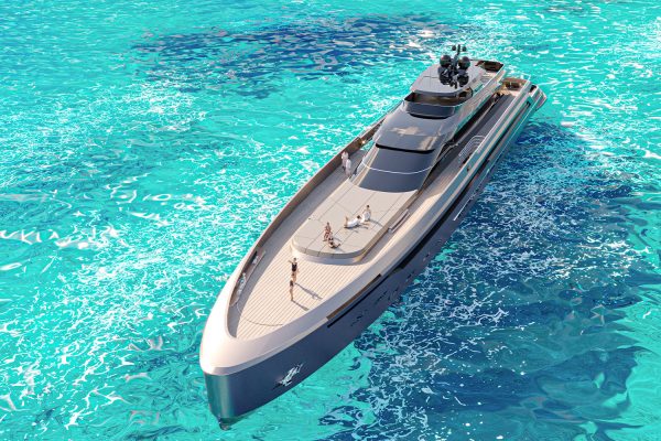 MASK reveals the world's first 85-meter hydrogen-powered superyacht