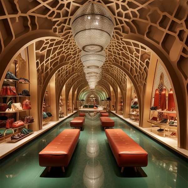 Golshan: AI-generated mall inspired by Iranian architecture