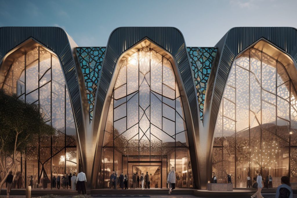 Golshan: AI-generated mall inspired by Iranian architecture