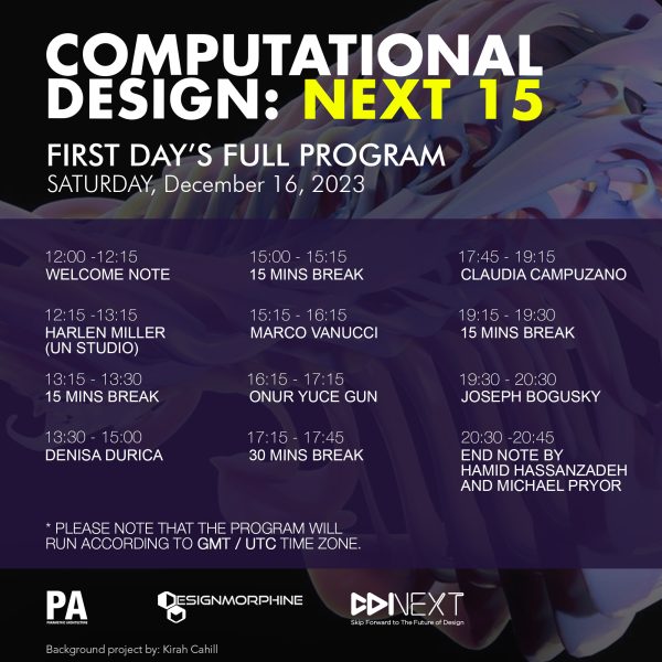 Computational Design: NEXT 15 - Parametric Architecture