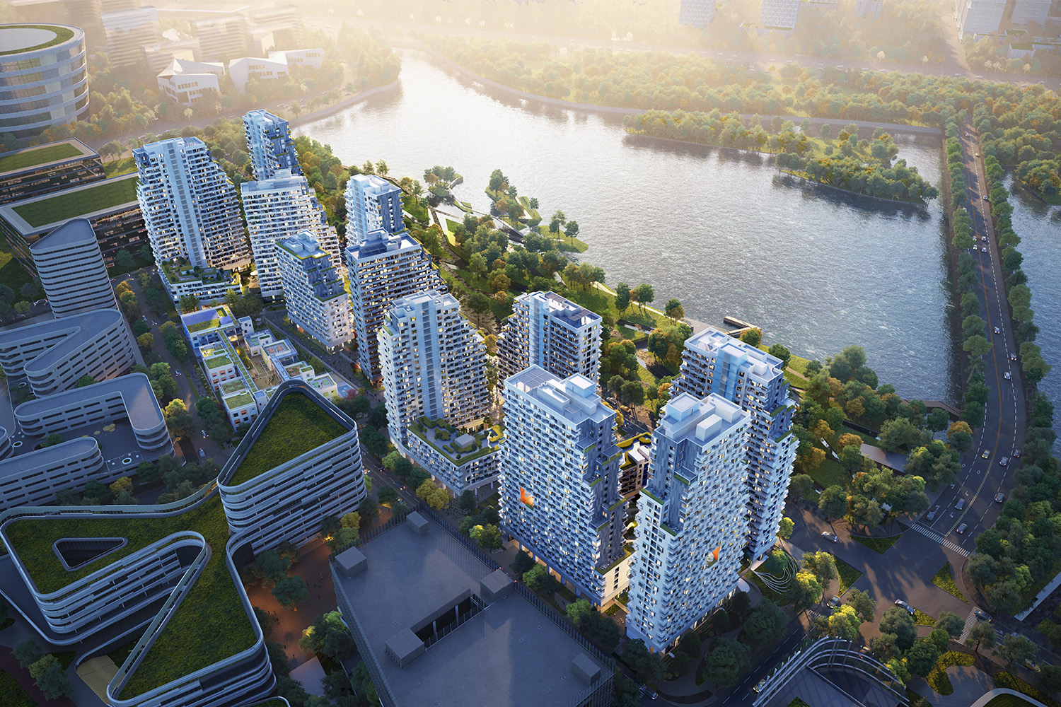 MVRDV designs modular residential complex for Tencent in Shenzhen